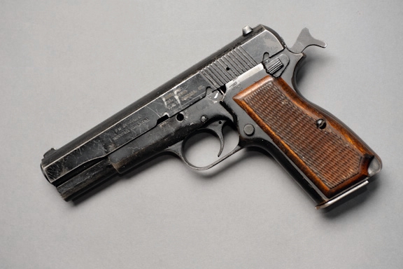 Argentine Fm Hi Power 9mm Pistol Browning Clone Nr For Sale at ...