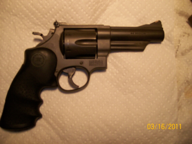 Smith & Wesson Model 29 4 Inch Barrel 44 Magnum For Sale at GunAuction ...