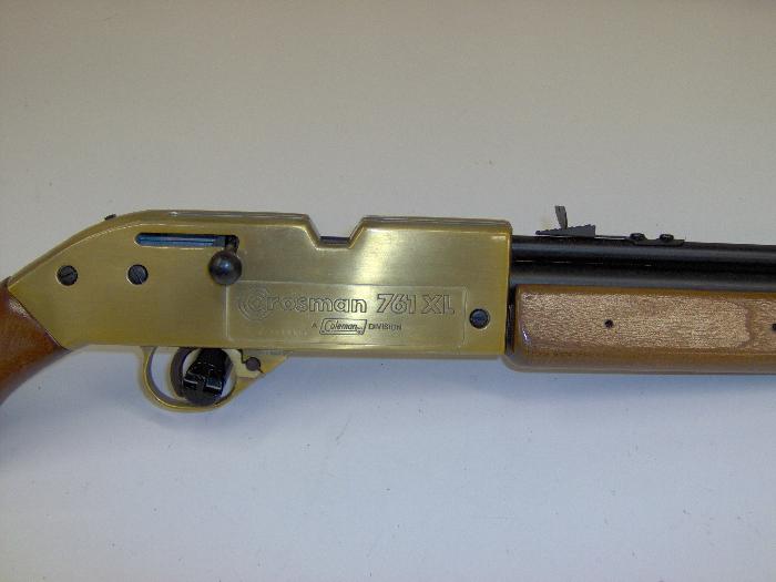 Crosman 761 Xl Brass Plated For Sale at GunAuction.com - 8288811