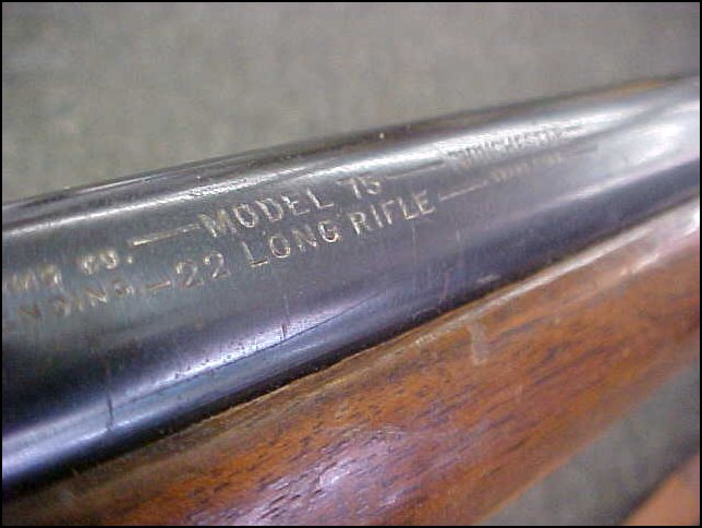 Winchester Model 75 Target Rifle, Redfield Peep Sight For Sale at ...