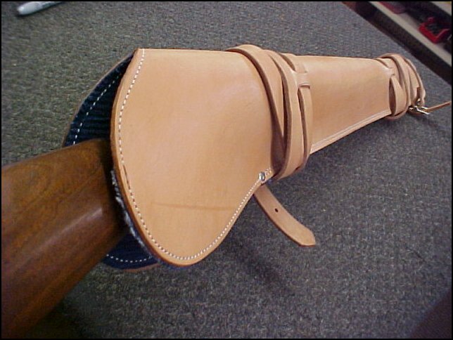 Nice Leather Scabbard For Lever Action Rifles For Sale at GunAuction ...