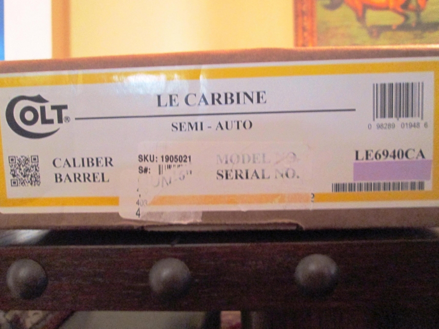 Colt Ar15 Le6940ca 5.56/223 Calif Legal /W Ammo For Sale at GunAuction ...