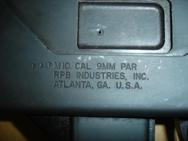 Rpb Industries Cobray Rpb Mac-10 Open Bolt Pistol Cobray For Sale at ...