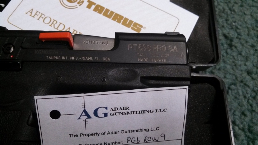 Taurus International Mfg. Co. Pt 638 Pro Sa 380acp For Sale at ...