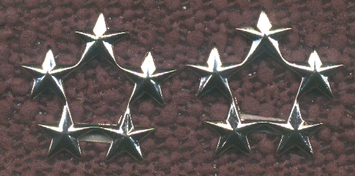 Set of 5-Star General of the Army Insignia