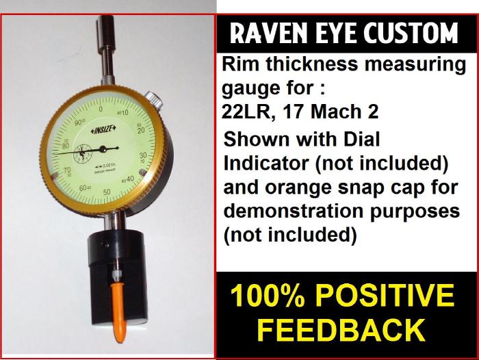 Rimfire Rim Thickness Measuring Gauge 22lr 17mach2 For Sale at ...