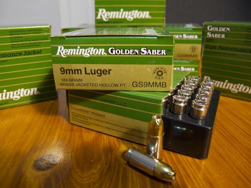 50rds Remington Golden Saber 9mm 124gr Hp (Gs9mmb) For Sale at ...