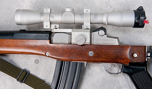 Ruger Mini 14 Folding Stock, Stainless Steel 223 W/Scope For Sale at ...