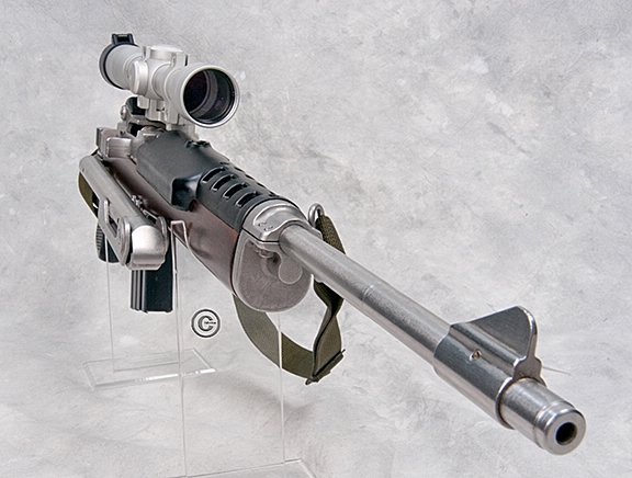 Ruger Mini 14 Folding Stock, Stainless Steel 223 W/Scope For Sale at ...