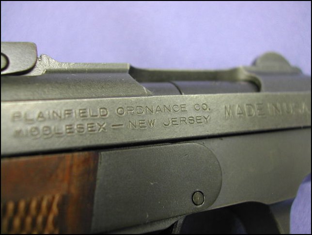 Plainfield Ordnance Co. Model 71 22lr. W/Box And Paper Work Nice For ...