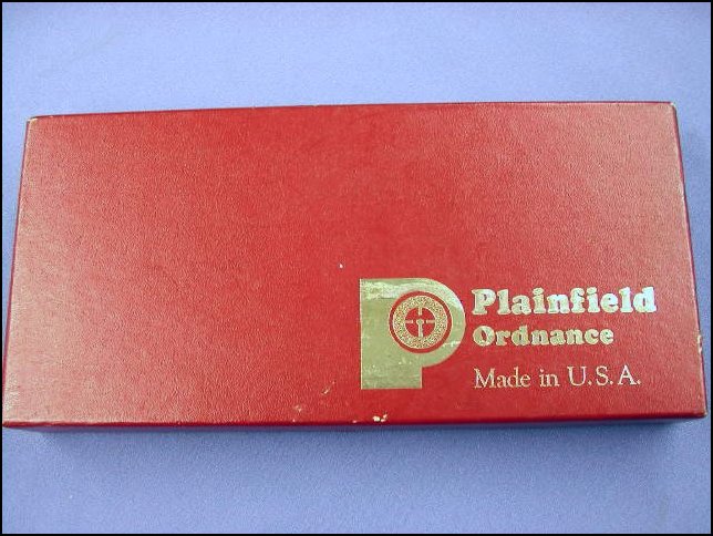 Plainfield Ordnance Co. Model 71 22lr. W/Box And Paper Work Nice For ...