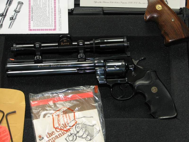 Colt Python Ten Pointer 357 Magnum For Sale at GunAuction.com - 11094550