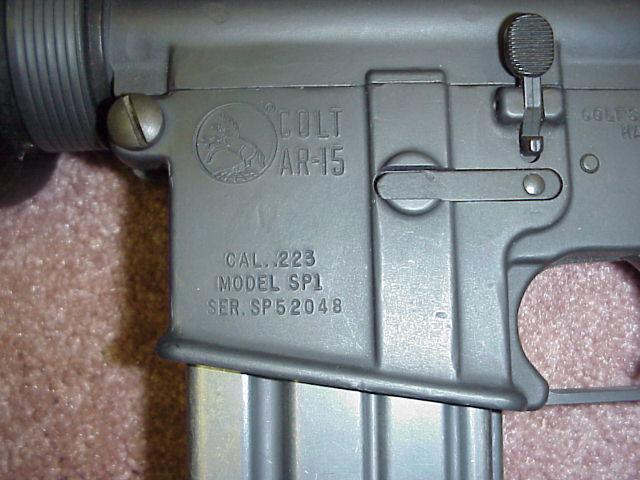 Colt Ar-15 Beautiful, Early Model Ar-15 (M16) .223 Cal. For Sale at ...