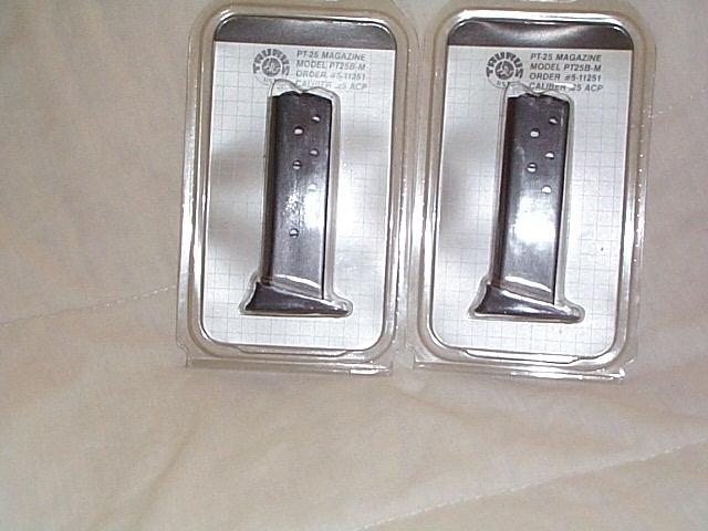 Taurus Pt-25 Magazines Two For One Price For Sale at GunAuction.com ...