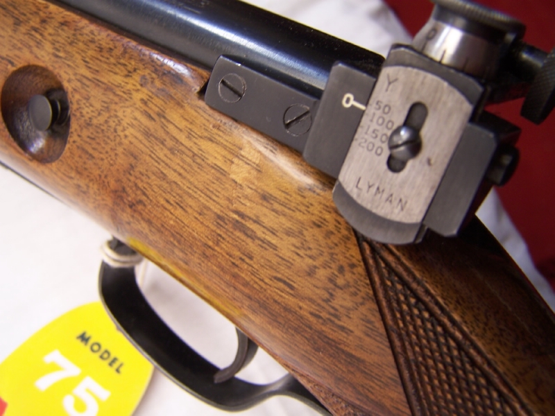 Winchester (Pre 64) Winchester Model 75 Sporting, Peep Sight For Sale ...