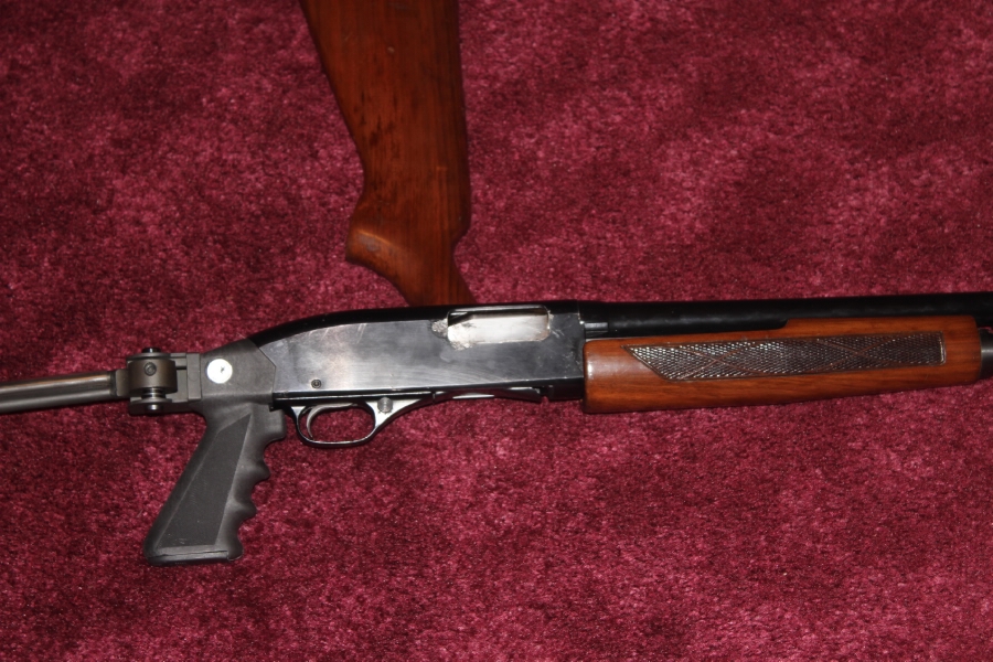 Winchester 1200 Riot Folder With Original Stock For Sale at GunAuction ...