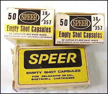 3 Boxes Of Speer 38/357 Shot Capsules For Sale at GunAuction.com - 6428529