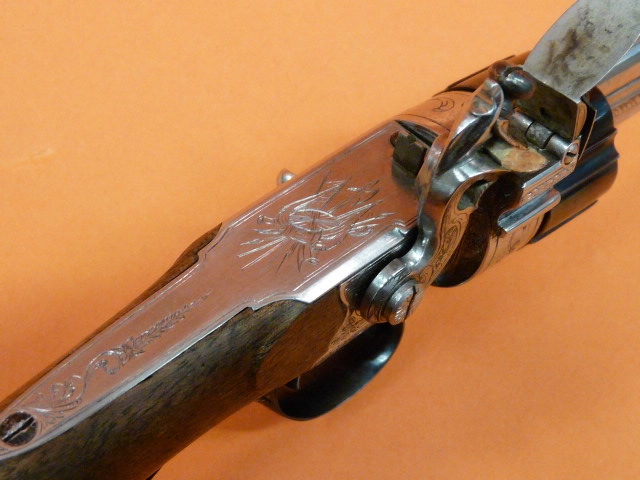 Miniature Collier Revolving Flintlock Rifle For Sale at GunAuction.com ...