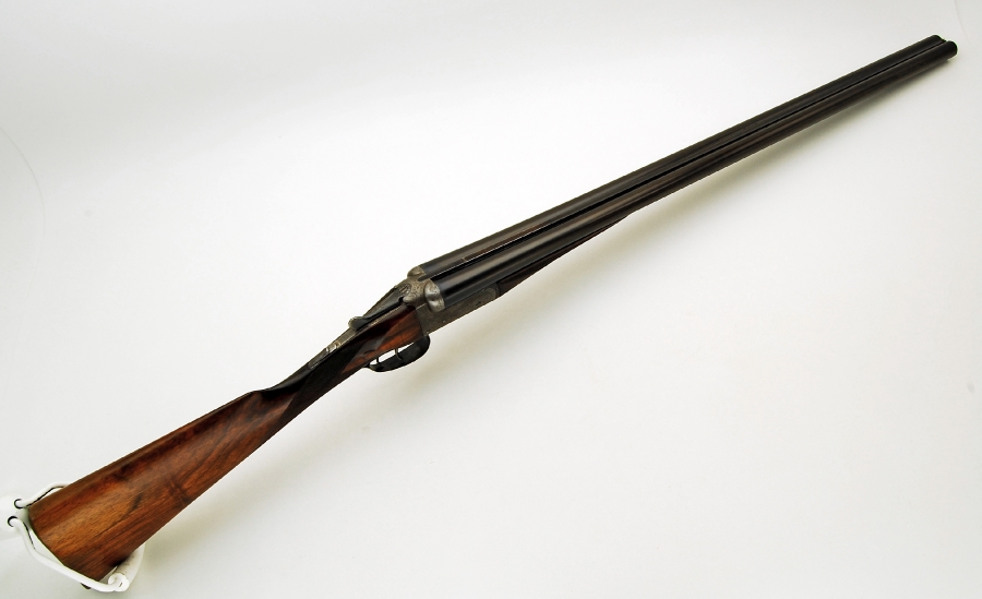 Thomas Wild 12 Gauge 2-3/4 Inch Chamber Double Barrel Shotgun & Case C ...