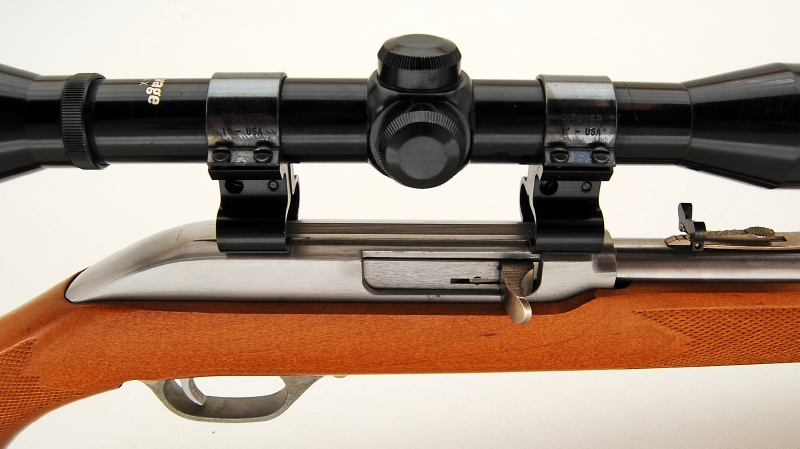 Marlin Model 60 Ss Caliber 22 -Lr- Long Rifle Semi Auto & 4x Savage ...