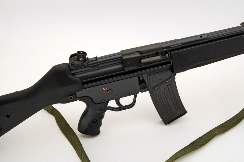 HECKLER & KOCH HK 93 CALIBER 223 SEMI AUTO RIFLE- EXCELLENT CONDITION