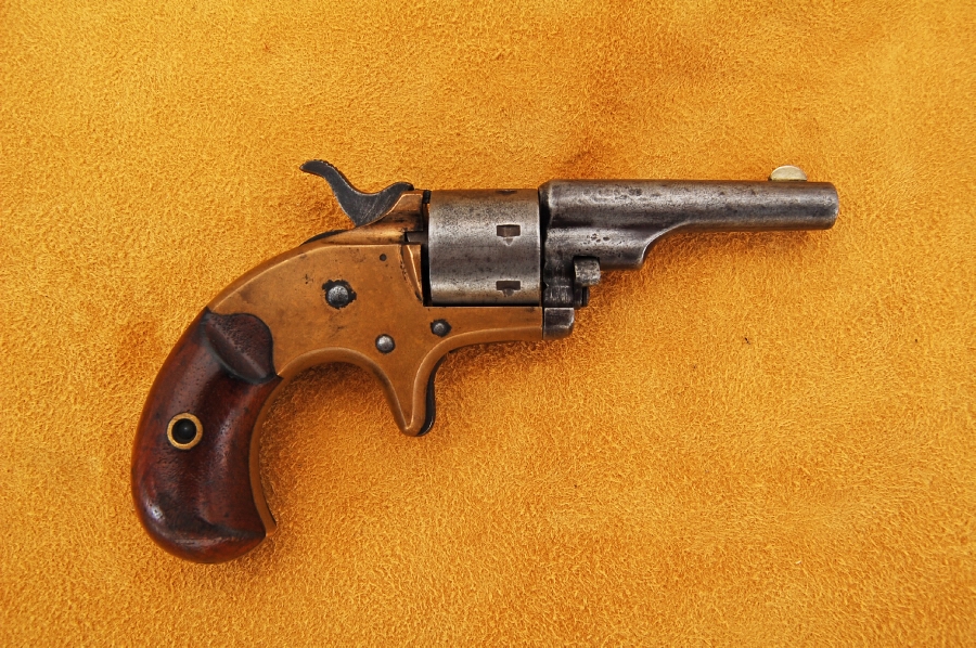 Colt Model Open Top Pocket Revolver Caliber 22 Long Antique-No Ffl ...