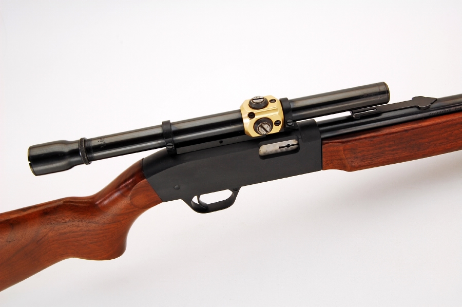 J.C Higgins Model 28 Caliber 22 Long Rifle Semi Auto Tube Feed & Scope ...