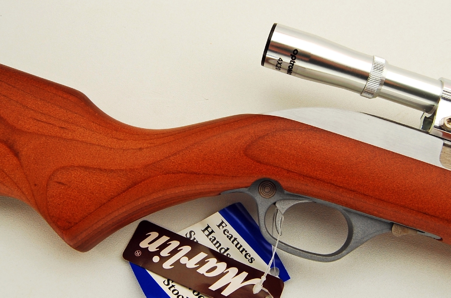 Marlin Model 60 Sb Caliber 22 Long Rifle Semi Auto Ss Tube Feed & Scope ...