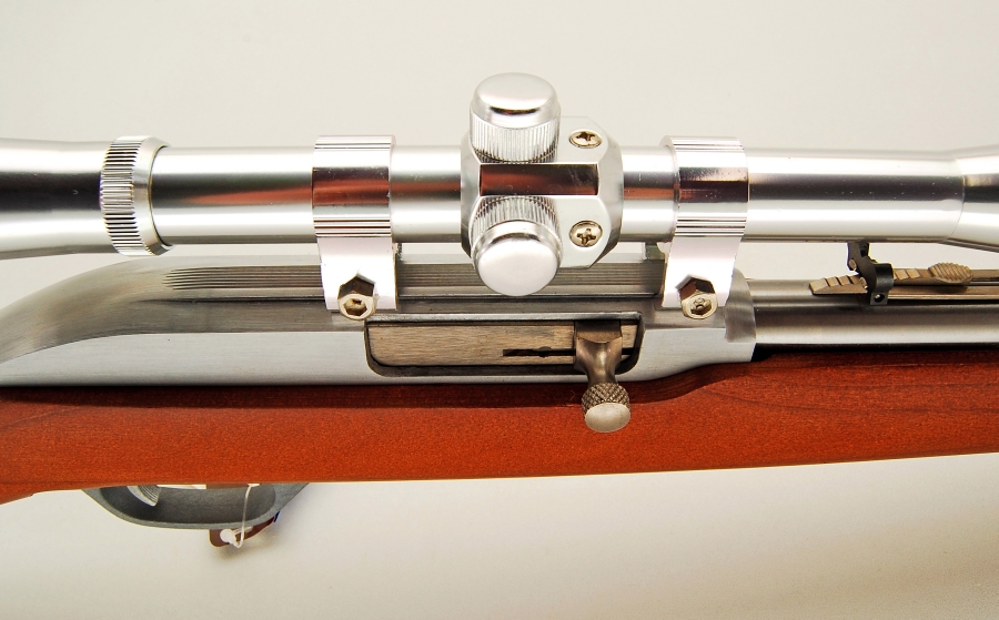 Marlin Model 60 Sb Caliber 22 Long Rifle Semi Auto Ss Tube Feed & Scope ...