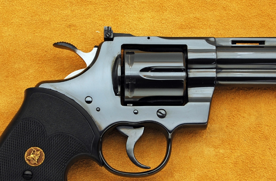 Colt Model Python Caliber 357 Magnum 8 Inch Barrel Revolver Blued & Box ...