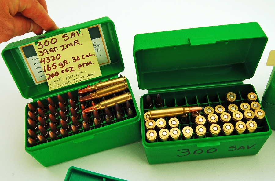 Rifle Ammo Caliber 300 Savage & 303 & Rcbs Reloading Dies 300 Sav-30-40 ...