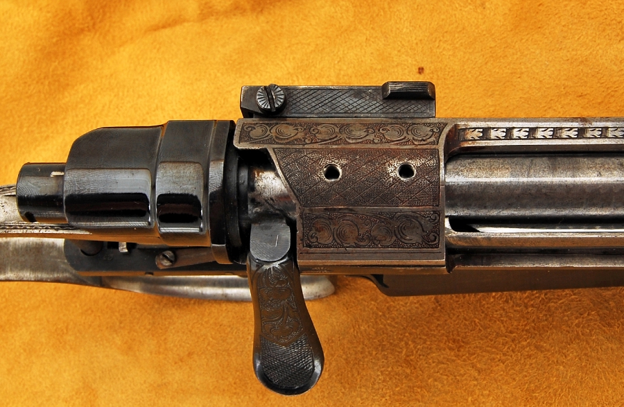 Mauser Action Double Set Trigger Custom Engraved Rifle Action For Sale ...