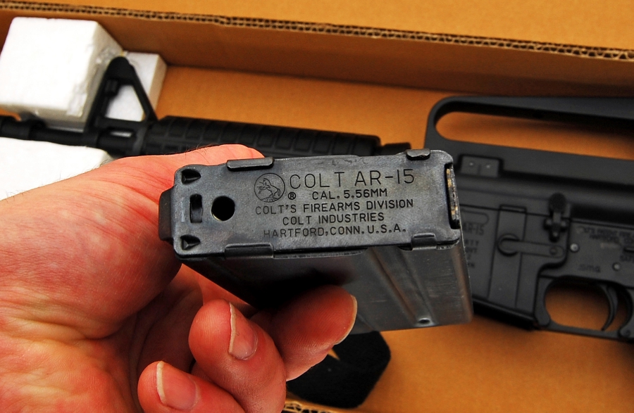 Marushin Model Xm-177 Ar-15 Caliber 5.56 Blank Full Auto Rifle No Ffl ...