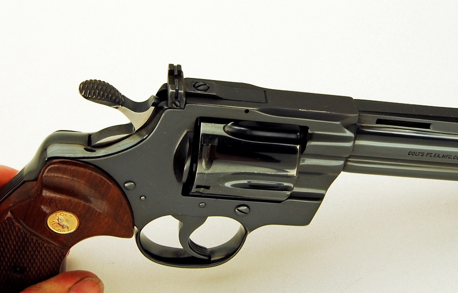 Colt Model Python Caliber 357 Magnum Ctg 6 Inch Barrel Blued Revolver ...
