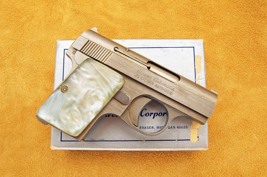 Bauer Firearms Caliber 25 Automatic Semi Auto Pistol Stainless Steel ...
