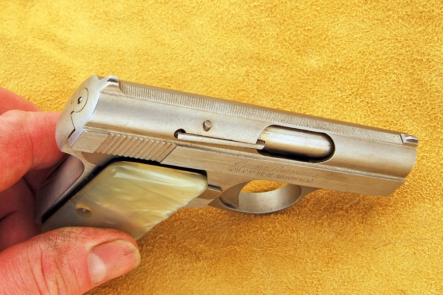 Bauer Firearms Caliber 25 Automatic Semi Auto Pistol Stainless Steel ...