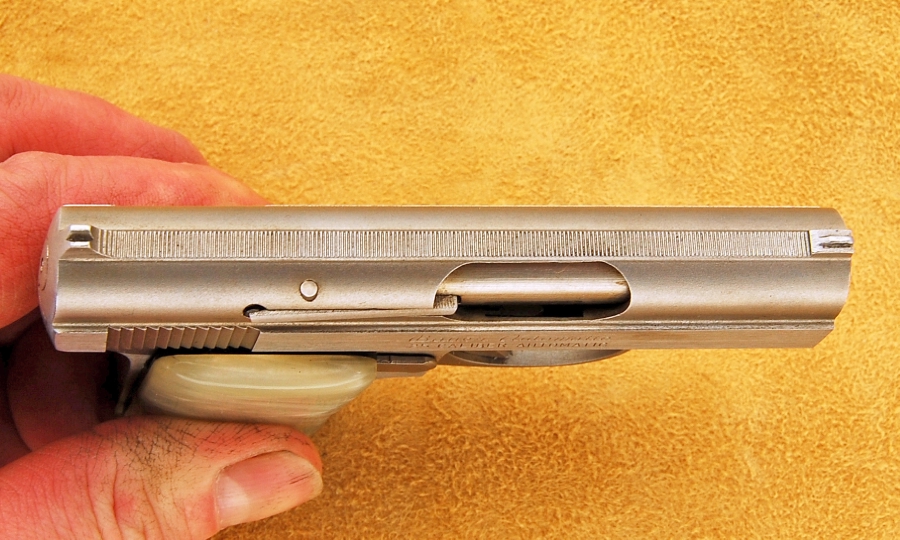 Bauer Firearms Caliber 25 Automatic Semi Auto Pistol Stainless Steel ...