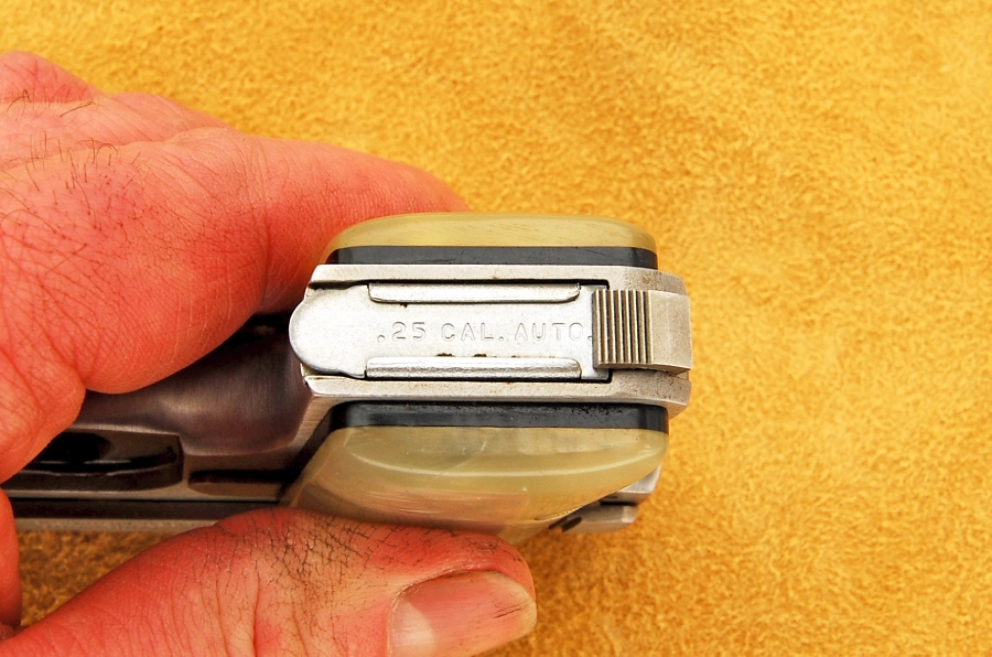 Bauer Firearms Caliber 25 Automatic Semi Auto Pistol Stainless Steel ...