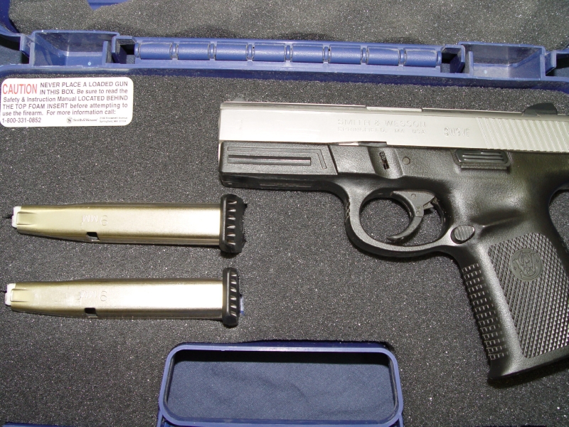 Smith & Wesson Model Sw9ve 9mm 4` Brl Two Tone Look For Sale at ...