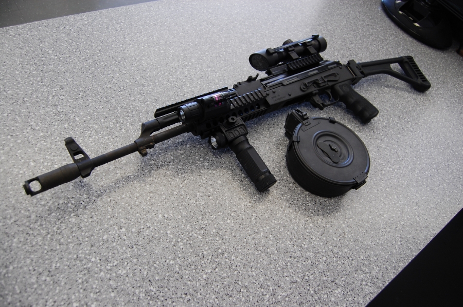 Romanian Wasr 10 7.62 Ak47 Rails/Tapco/Lights/Laser/Scope For Sale at ...