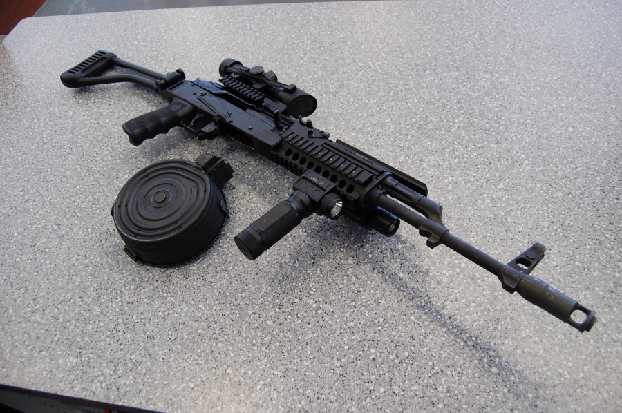 Romanian Wasr 10 7.62 Ak47 Rails/Tapco/Lights/Laser/Scope For Sale at ...