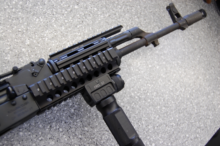 Romanian Wasr 10 7.62 Ak47 Rails/Tapco/Lights/Laser/Scope For Sale at ...