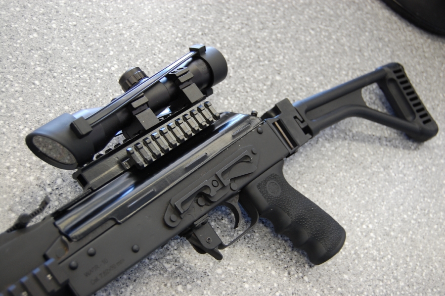 Romanian Wasr 10 7.62 Ak47 Rails/Tapco/Lights/Laser/Scope For Sale at ...