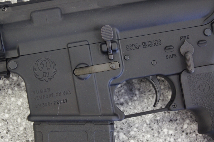 Ruger Sr-556 .223 Ar-15 Quad Rail Tactical, 3 Magazines For Sale at ...