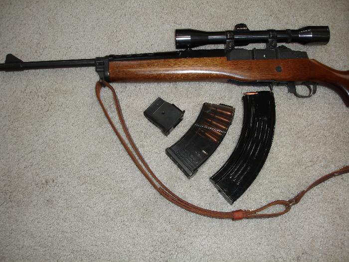 Sturm, Ruger & Co. Ruger Mini 30 7.62x39mm. +Scope, Sling,Extra Clips ...