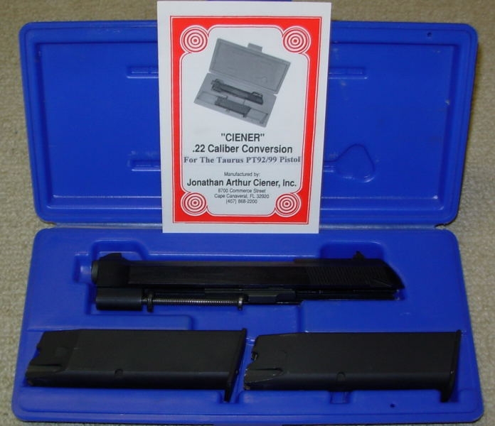 Ciener 22lr Conversion For Taurus Pt92/99 For Sale at GunAuction.com ...
