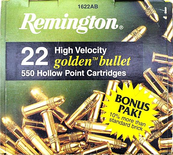 Remington Golden Bullet 550 Rnds. .22 Lr Hp For Sale at GunAuction.com ...