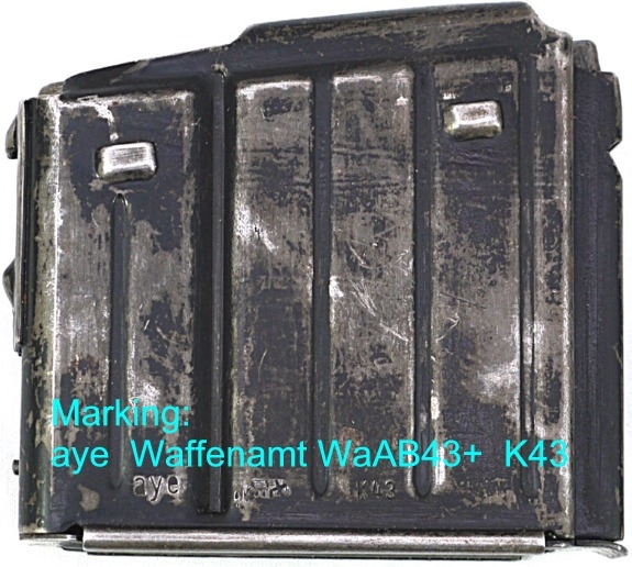 German K43 + marked magazine