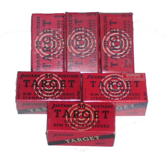Peters TARGET .22 LR, 6 boxes…