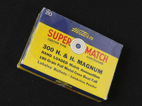 WESTERN 300 H&H Mag HAND LOADED SUPER MATCH